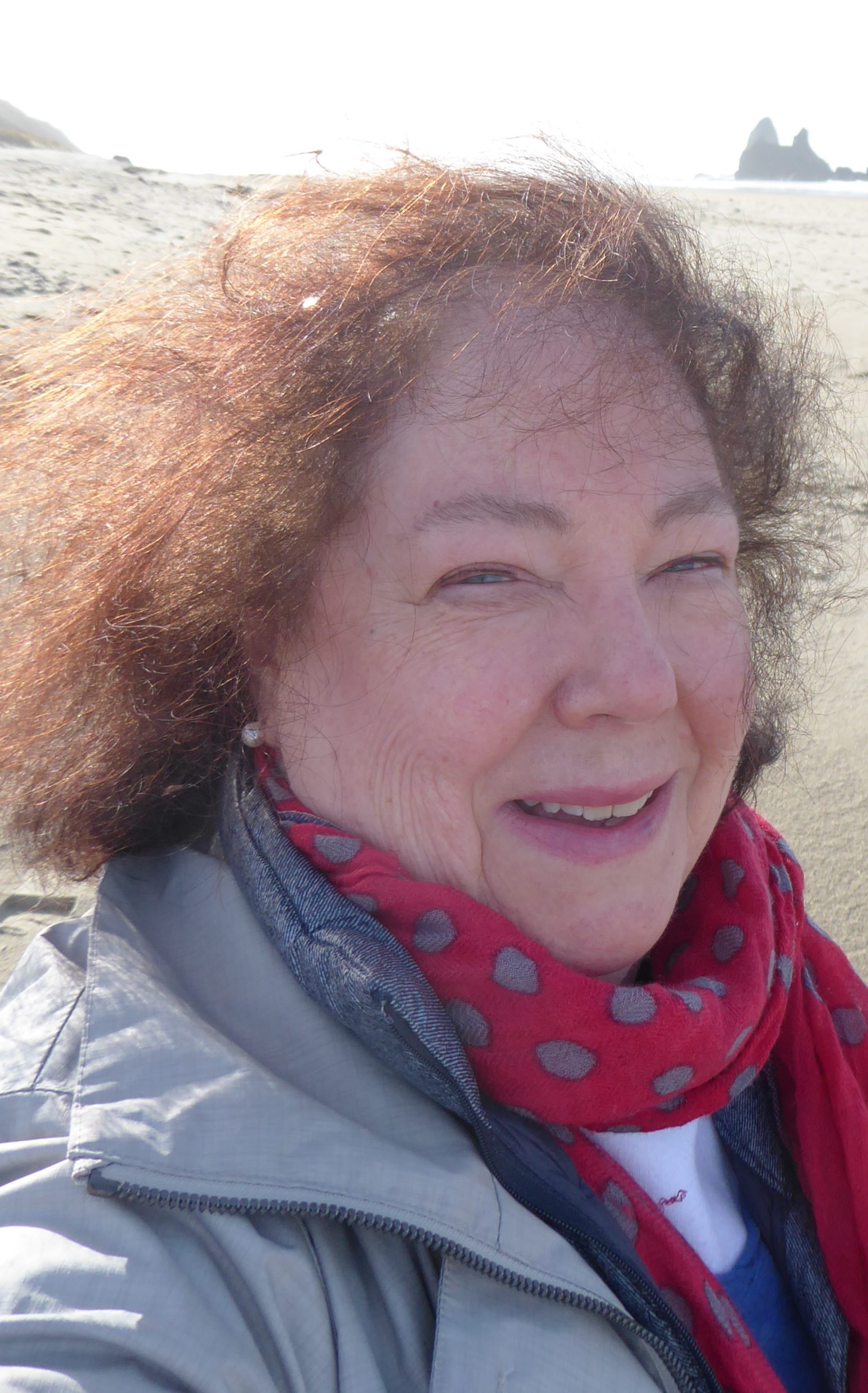 Welcoming artist Barbara Bacon Folawn.